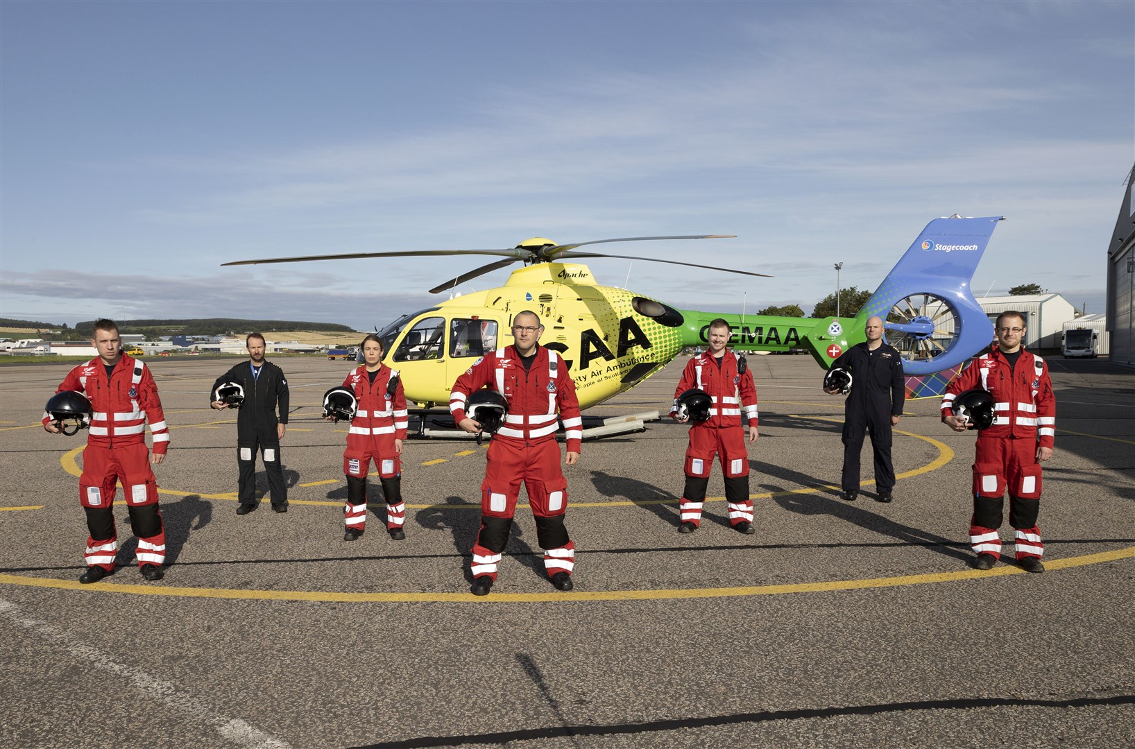 New air ambulance completes first year on the front line New air ambulance completes first year on the front line